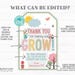 Teacher Appreciation Week Gift Tag, Grow Theme, Spring Garden Theme ...
