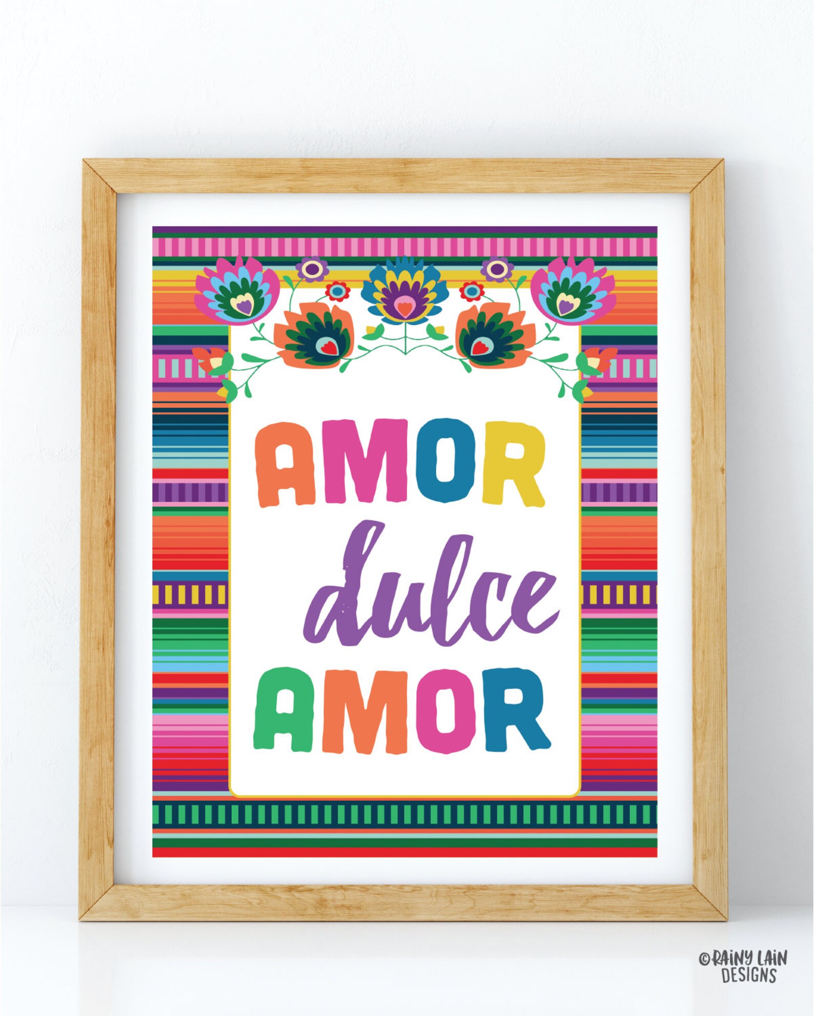 Amor Dulce Amor Sign Love Sweet Love El Amor is Dulce Love - Etsy