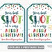 Best Shot at a Very Merry Christmas Tags Shot Glass Tags | Etsy
