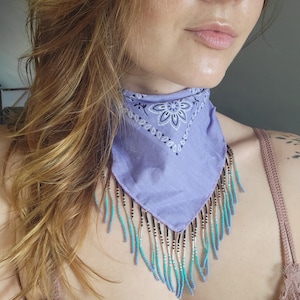 Cosmic Jellyfish Beaded Bandana - Etsy