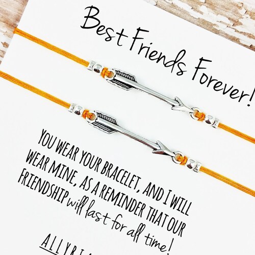 Best Friends Contract Friendship Bracelet Best Friend Gifts | Etsy
