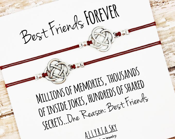 Create Your Own Set, Best Friend Bracelet, SET of TWO, Friendship ...