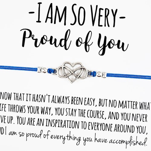 Gift Bracelet With proud of You Card Good Job - Etsy