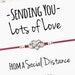 Friendship Bracelet With "social Distance" Card | Social Distancing ...