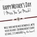 Mom Friendship Bracelet With "happy Mother's Day" Card | Miss You Mom ...