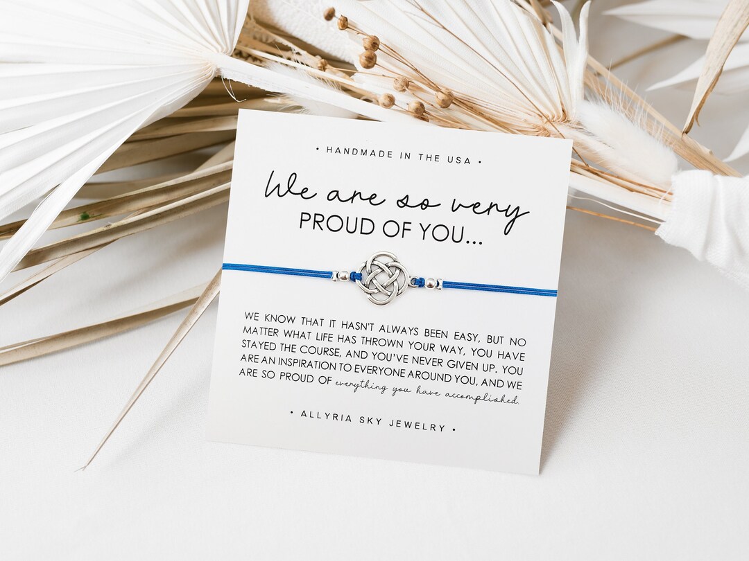 Gift Bracelet With proud of You Card, Good Job, Way to Go ...