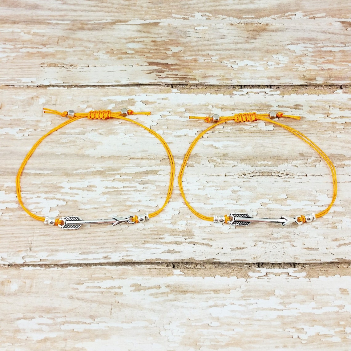 Set of Two Charm Friendship Bracelets With best Friends | Etsy