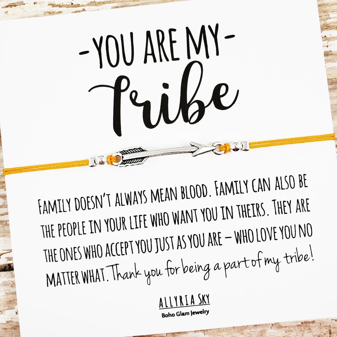 Tribe Bracelet, Tribe of Friends, Friendship Bracelet, Gift for Your ...