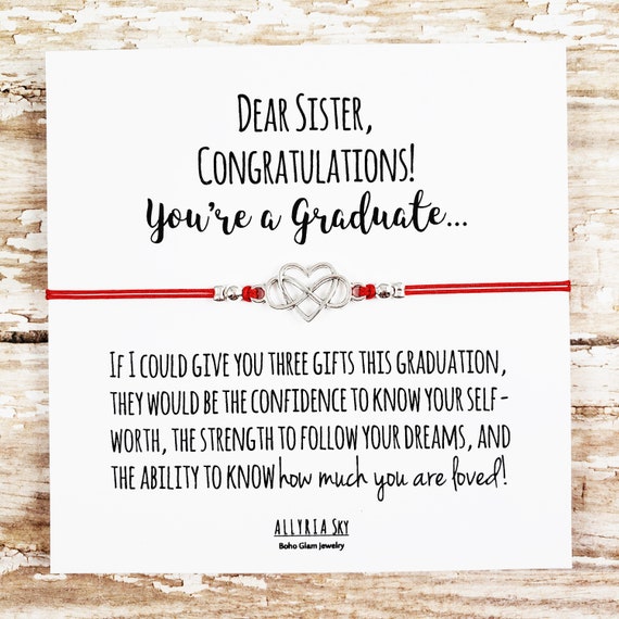 Graduation gifts for sister store
