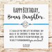 Bonus Daughter Birthday Gift, Bonus Daughter Birthday Card, Bonus Mom ...