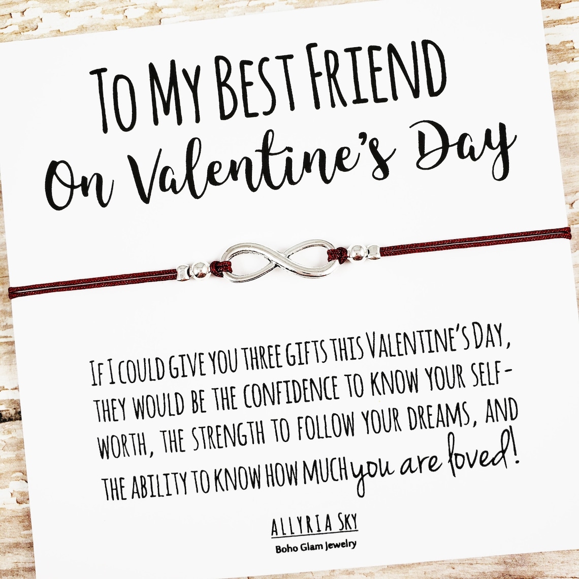 Best Friend Valentine's Day Gift Best Friend Valentine - Etsy