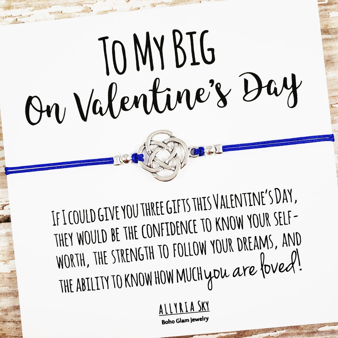 Big Sister Valentine, Sister Valentine's Day Gift, Big Little Valentine ...