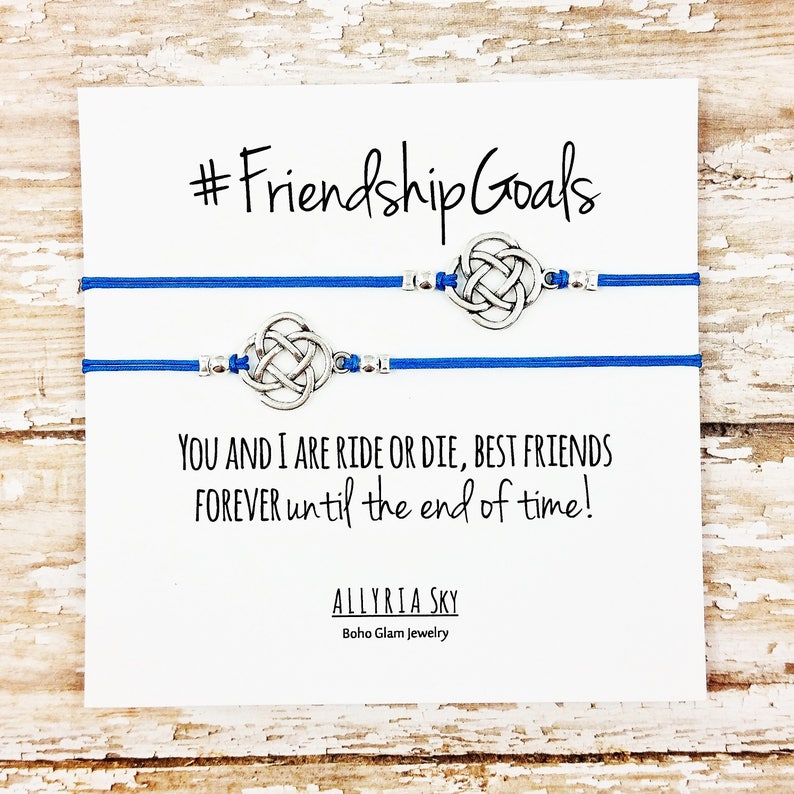Best Friend Bracelet Set Friendship Bracelets Friendship - Etsy