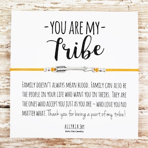 Tribe Bracelet, Tribe of Friends, Friendship Bracelet, Gift for Your ...