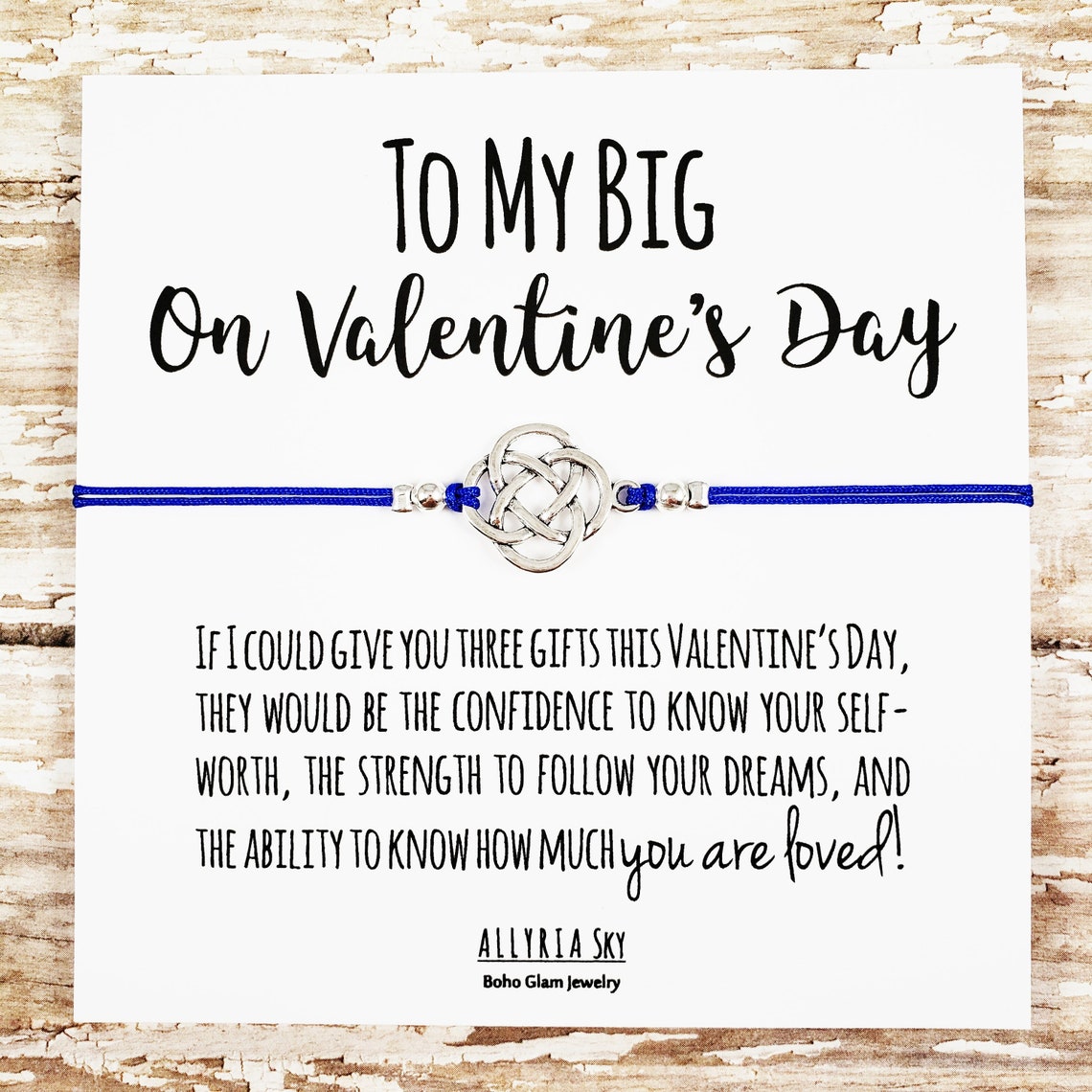 Big Sister Valentine, Sister Valentine's Day Gift, Big Little Valentine ...
