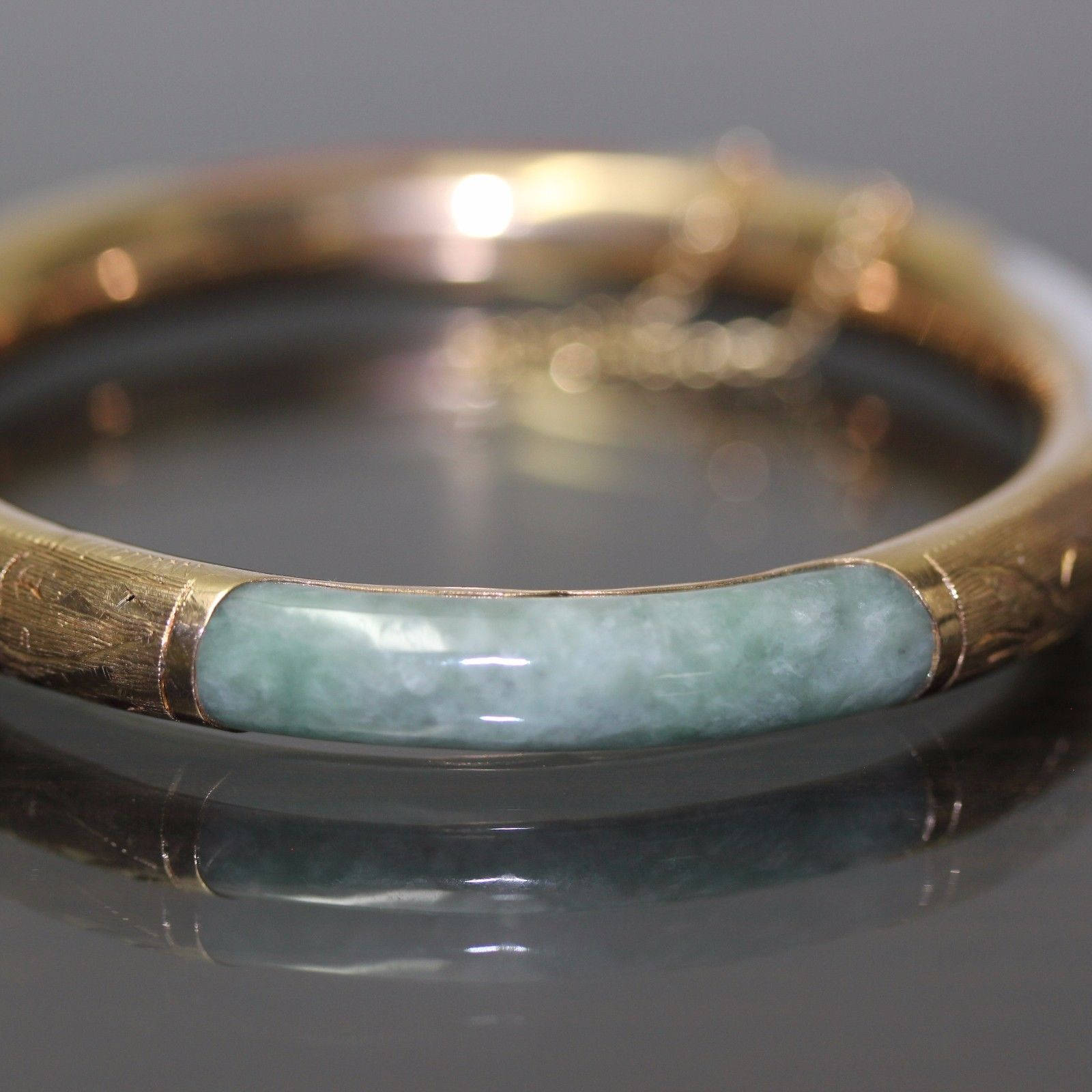 Hand Made 14k Yellow Gold Natural 4 Color A Grade Jade Jadeite - Etsy