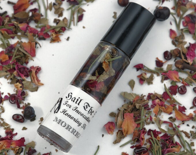 MORRIGAN INVOCATION OIL, Morrigan Goddess Ritual Oil, Spell Oil ...