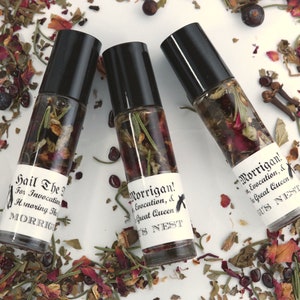MORRIGAN INVOCATION OIL, Morrigan Goddess Ritual Oil, Spell Oil ...