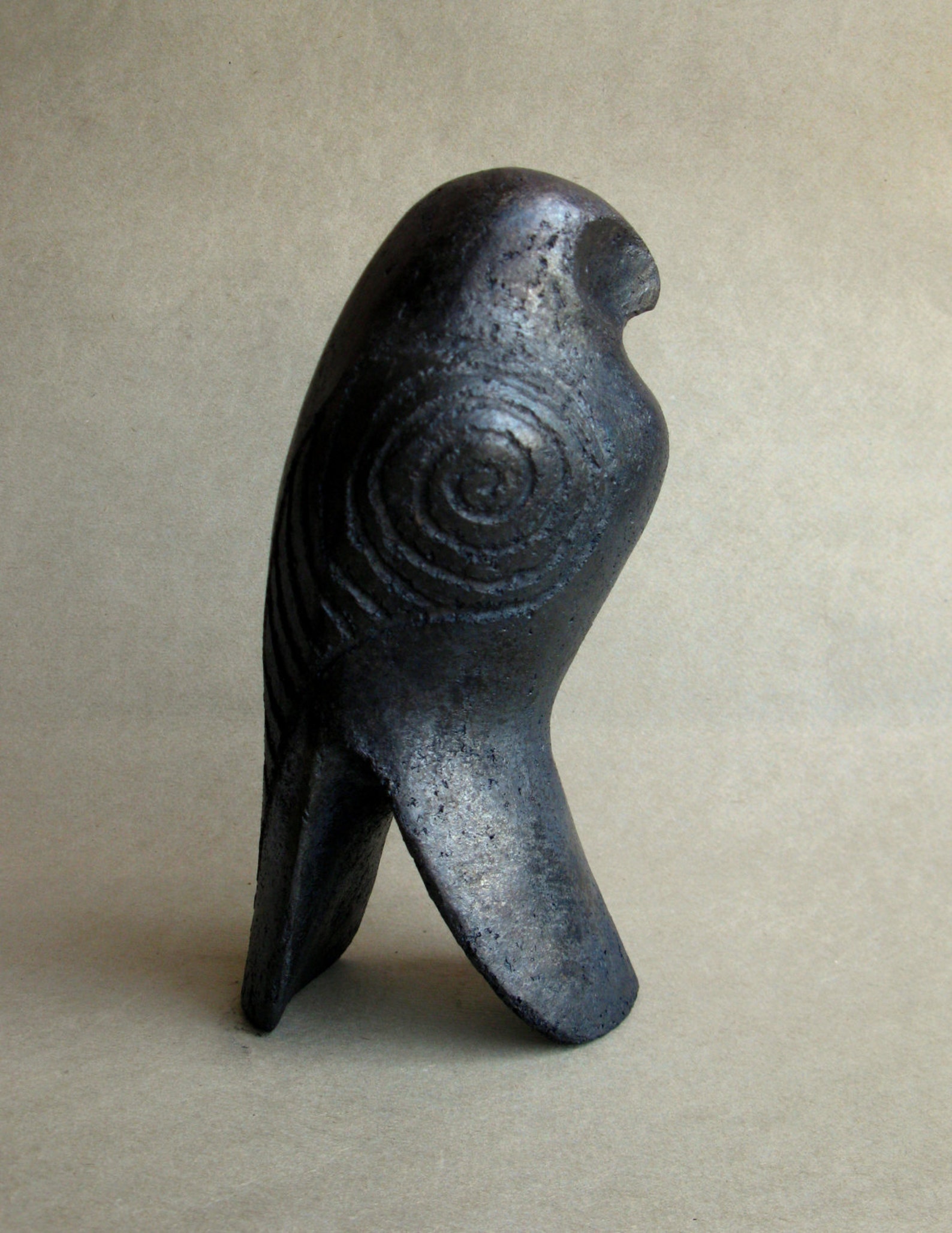 Ceramic Sculpture falcon Hawk Sculpture - Etsy
