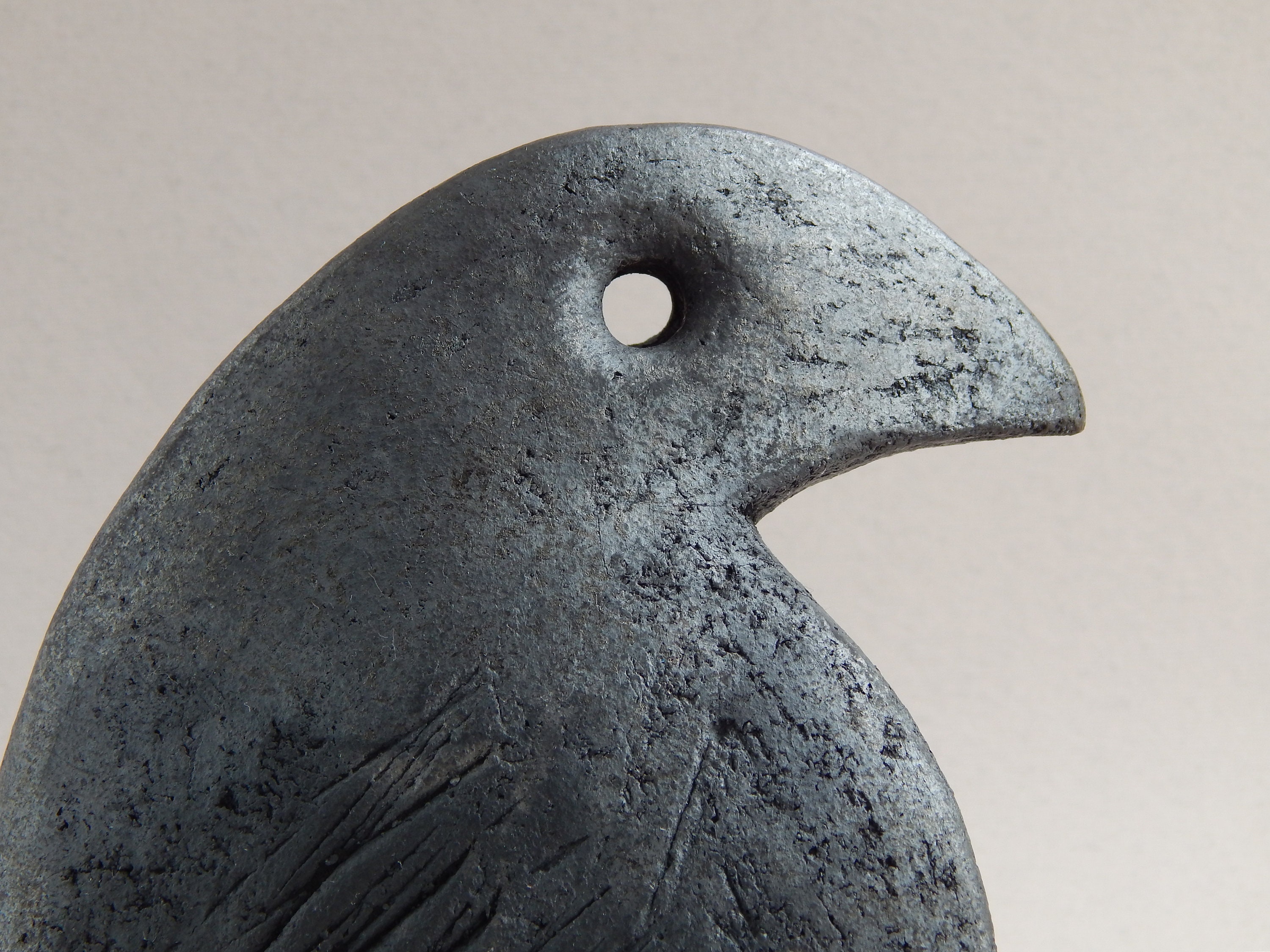 Ceramic Sculpture raven a Figure of a Raven a - Etsy UK