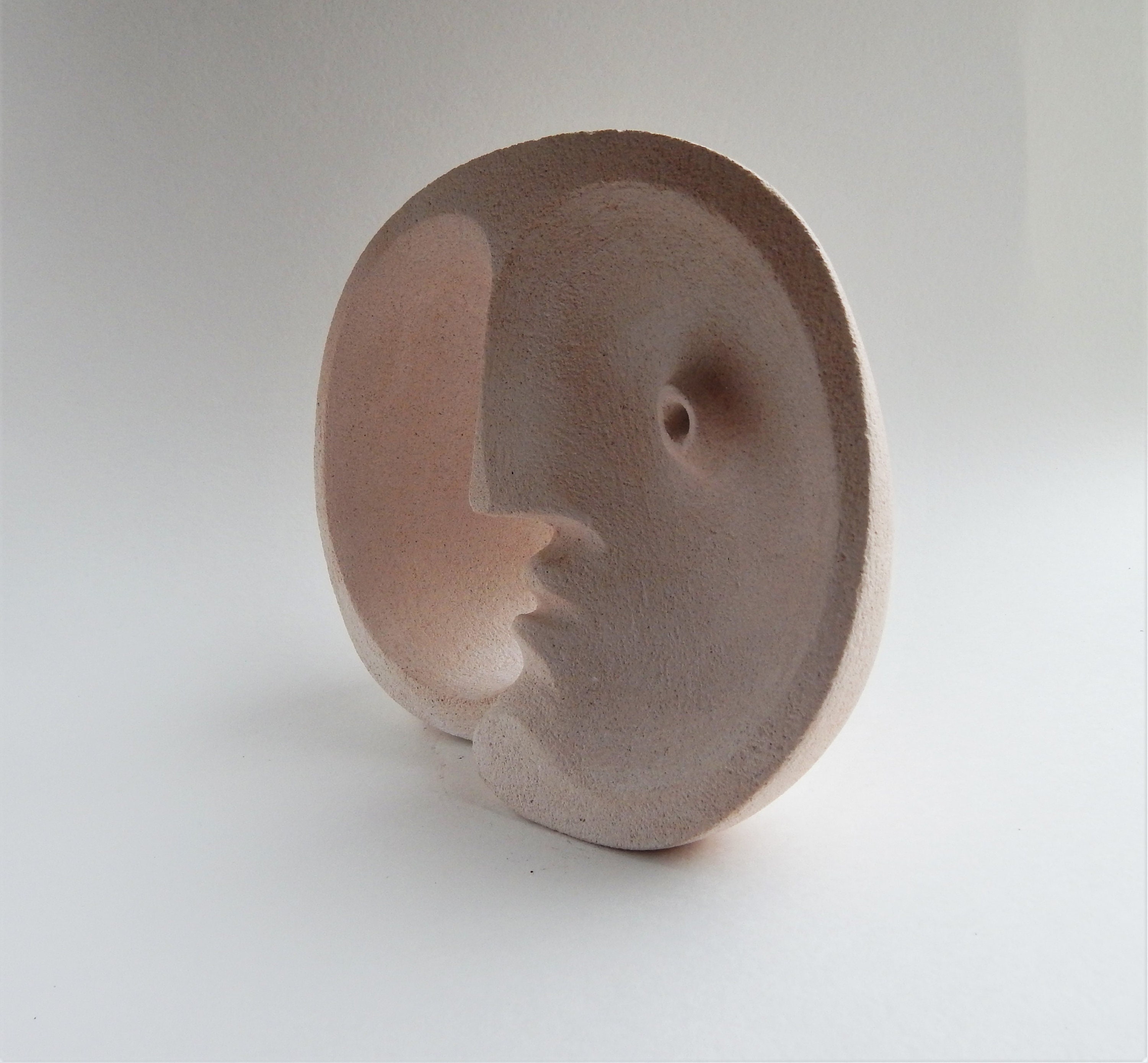 Ceramic sculpture woman's face ceramicsartsculpture | Etsy