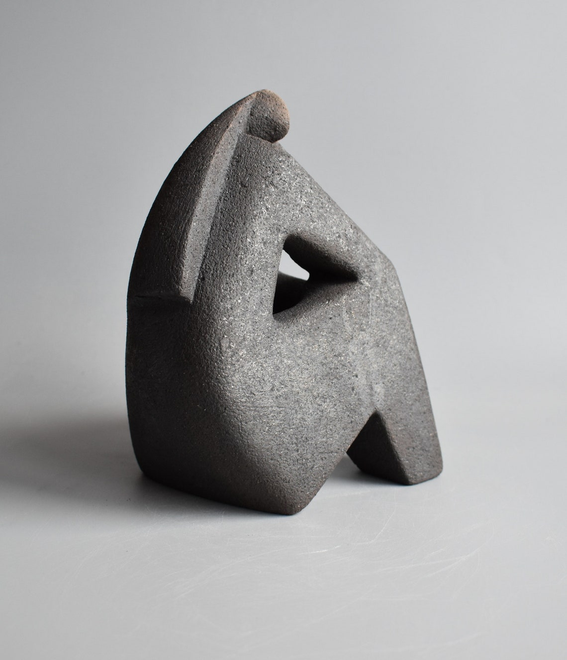 Ceramic Sculpturehuman Figure sedentary Figure Art and - Etsy