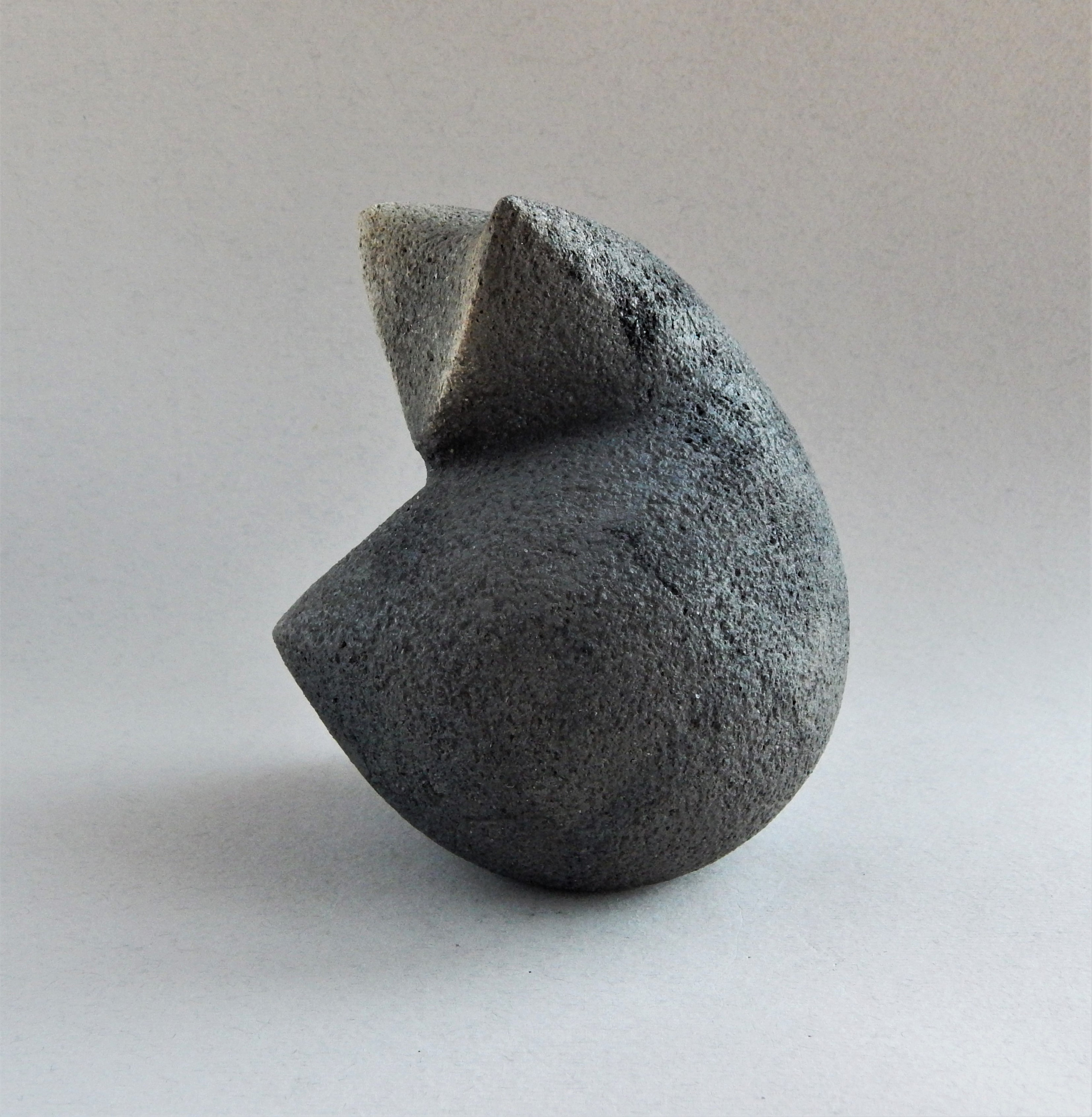 Ceramic cat sculpture gray cat Christmas present original - Etsy.de