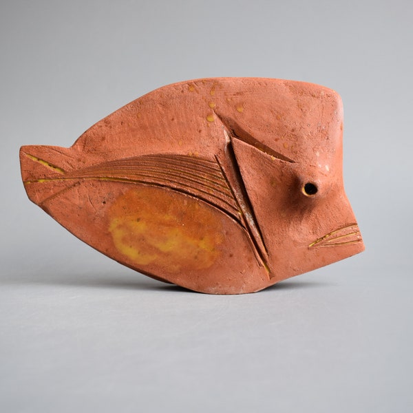 Clay Fish Sculpture - Etsy