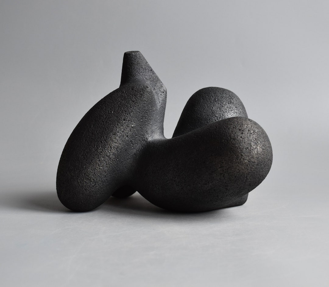 Ceramic Sculpture, Black Ceramics, Ceramic Figurine,african Figure ...