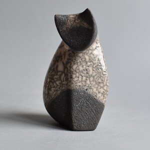 Ceramic Sculpture of a Cat, White Cat, Christmas Present, Original Gift ...