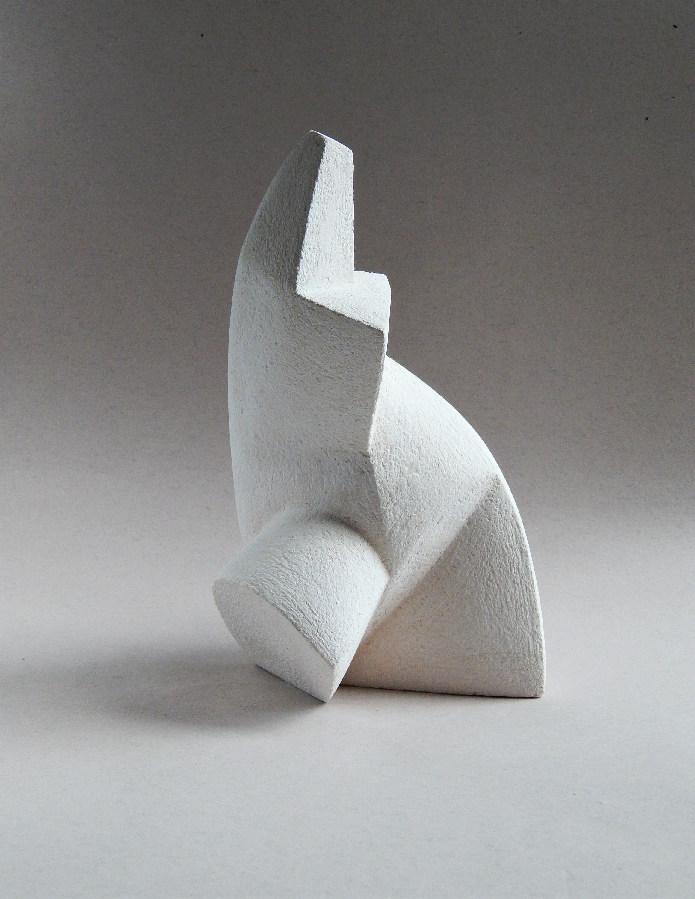 Ceramic Sculpture - Dance, Female Figure, Ceramics, White, Original ...