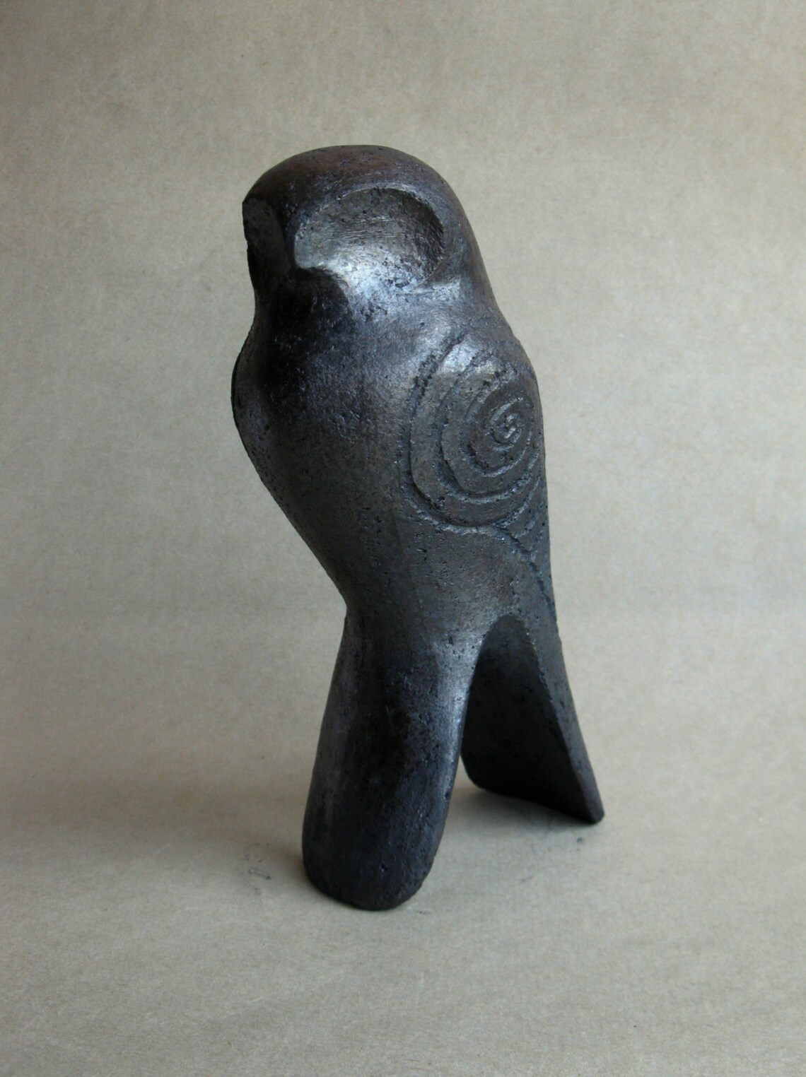 Ceramic Sculpture falcon Hawk Sculpture - Etsy