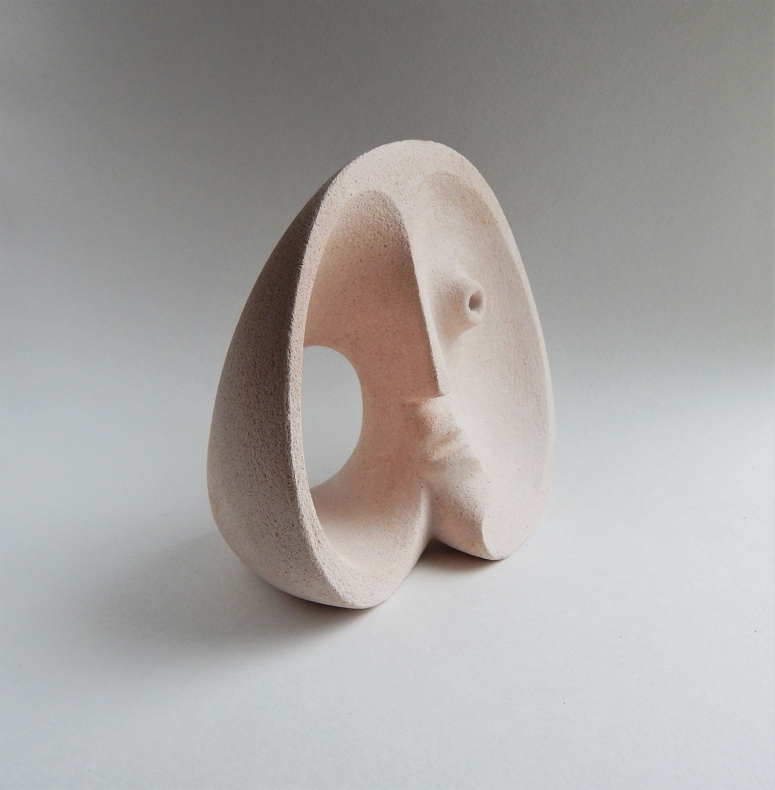 Ceramic sculpture woman's face ceramicsartsculpture | Etsy