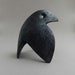 Ceramic Sculpture "raven", a Figure of a Raven, a Collection of Crows ...