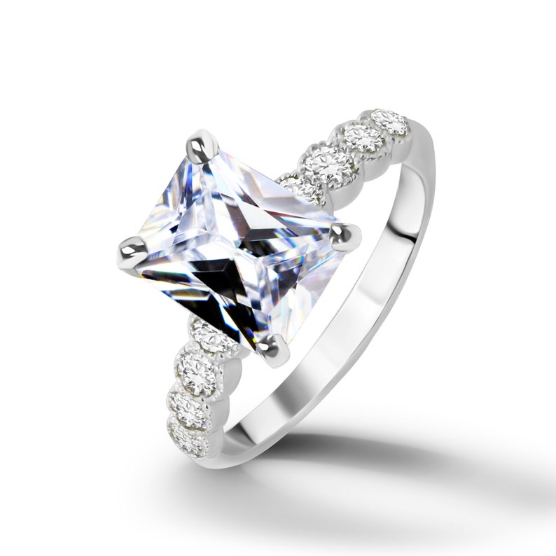 Clear Quartz Ring Gold Ring Statement Ring April Ring - Etsy