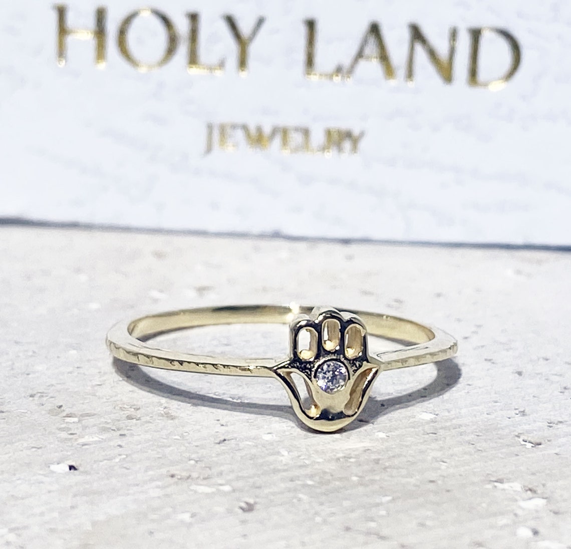 Gold Hamsa Ring Silver Hamsa Ring Hand of Fatima Ring - Etsy