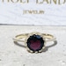 Mozambique Garnet Ring Genuine Gemstone January Birthstone - Etsy