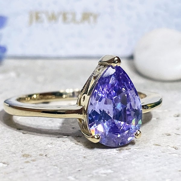 Light Purple Ring - Etsy