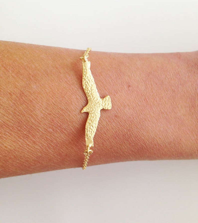 Bird Bracelet Gold Bracelet Silver Bracelet Chain - Etsy