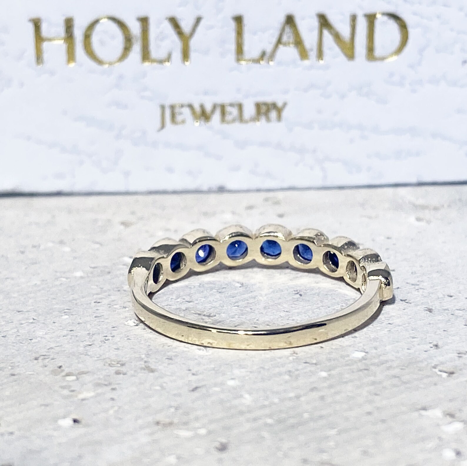 Blue Sapphire Ring September Ring Delicate Ring Stack - Etsy