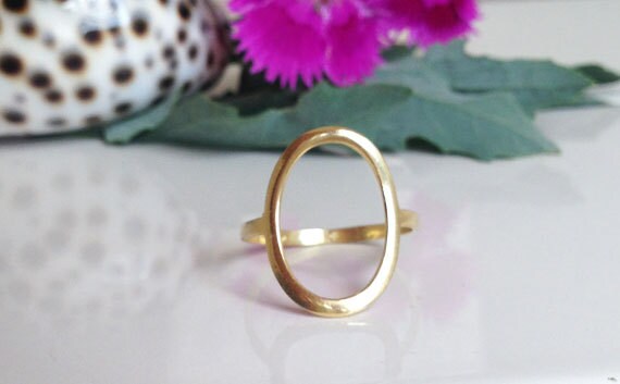 Gold Circle Ring Gold Ring Silver Circle Ring Eternity - Etsy