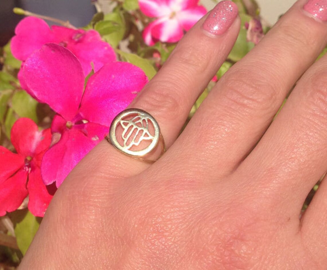 Gold Hamsa Ring Silver Hamsa Ring Hand of Fatima Ring | Etsy