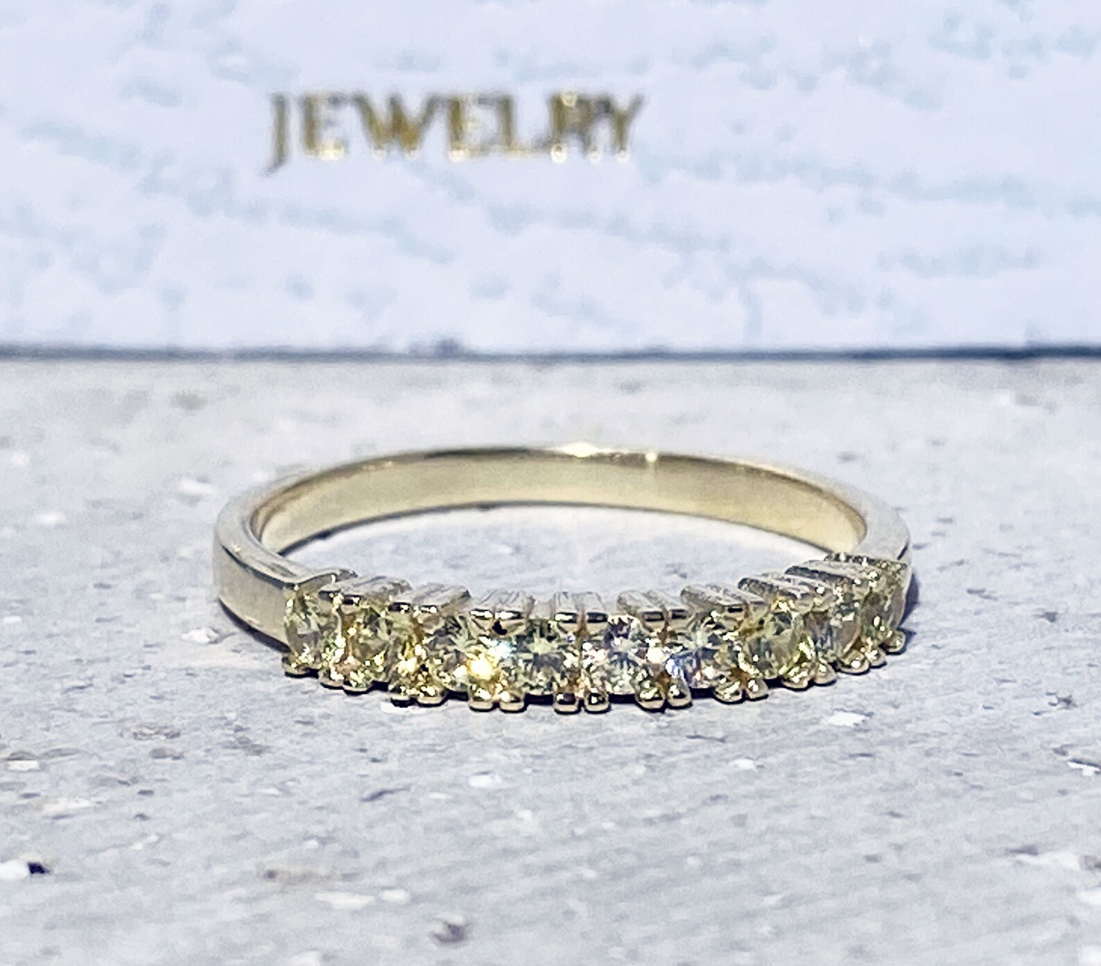 Citrine Ring Slim Ring Stack Ring Gold Ring Tiny Ring | Etsy