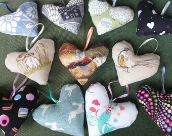 Hand Sewn Hearts - Etsy