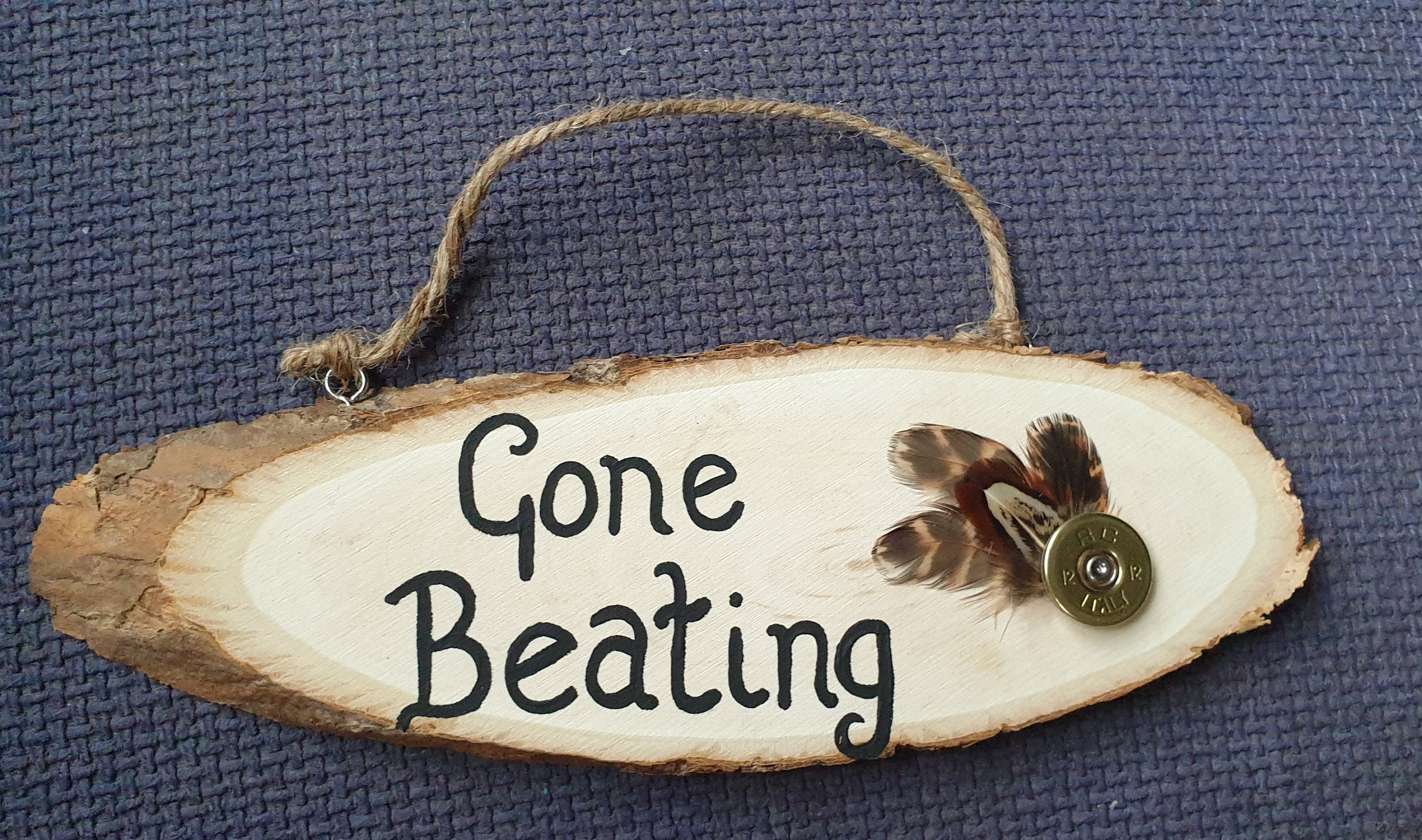 Hand Painted Wooden gone Beating Plaque. Gift | Etsy