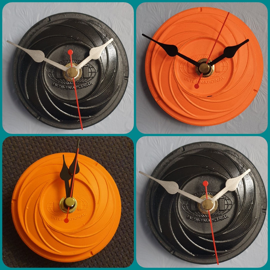 Clay Pigeon Clock. Orange or Black or Silver. Shooting Gift - Etsy