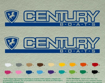 Century Boat Decals - Etsy