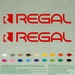 Pair Regal Compatible Restoration Decals Vinyl Stickers Boat Outboard ...