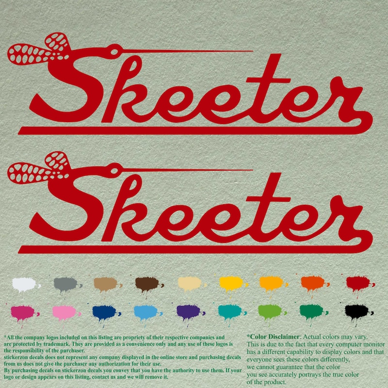 Skeeter Boat Decals - Etsy