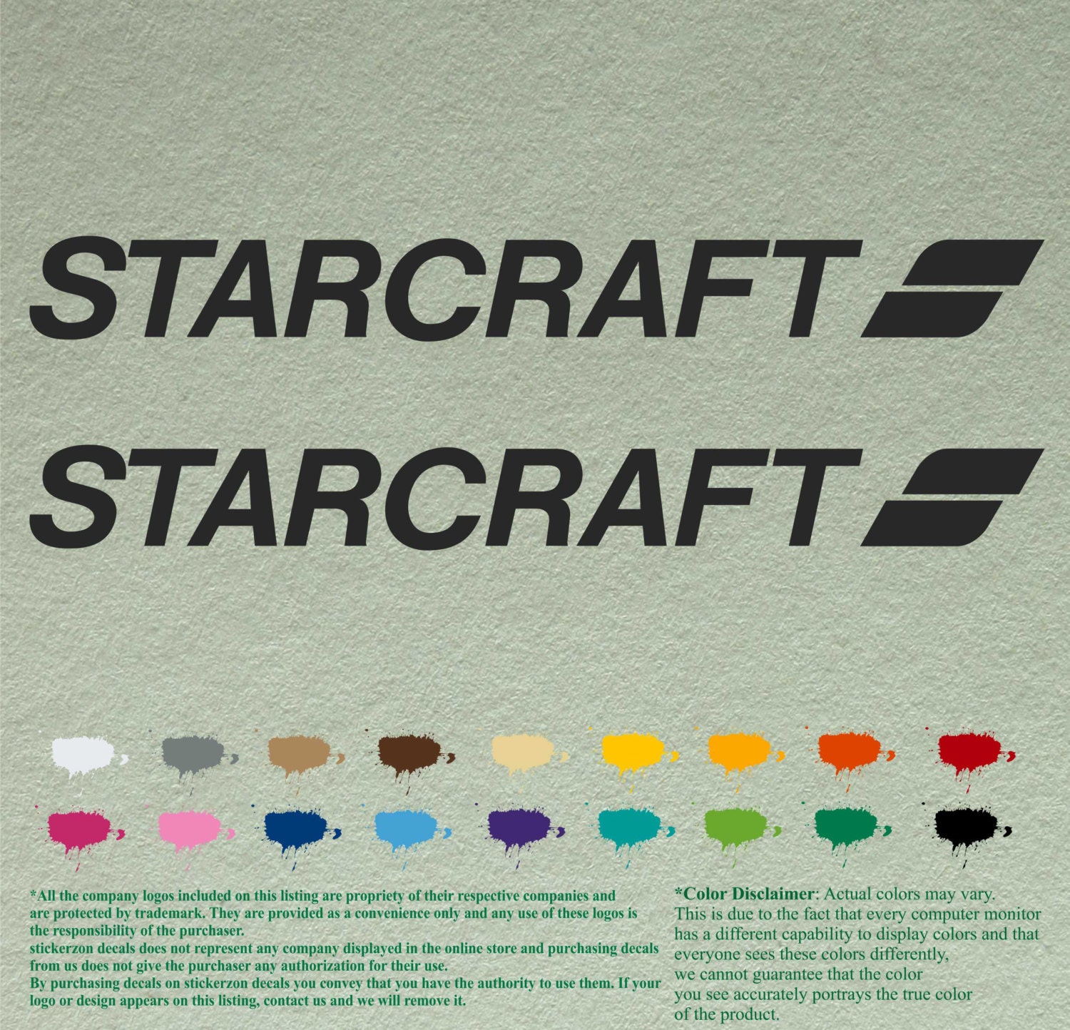 Pair Starcraft Compatible Restoration Decals Vinyl Stickers | Etsy